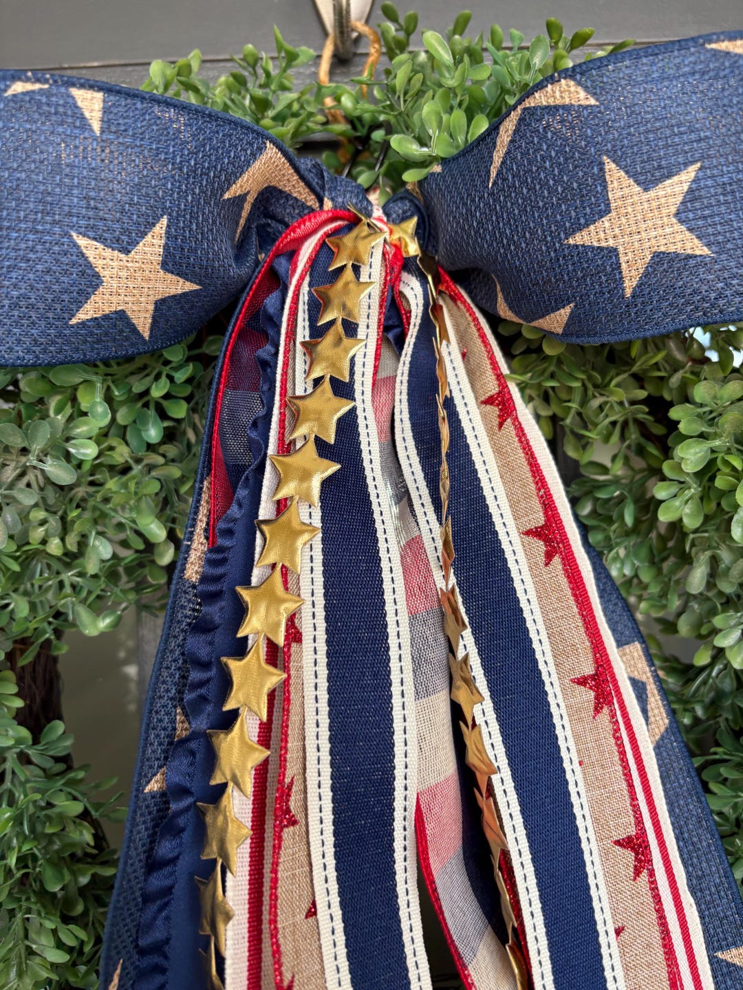 Home of the Brave- Fourth of July Ribbon Bundle With BOW(RESTOCK ...