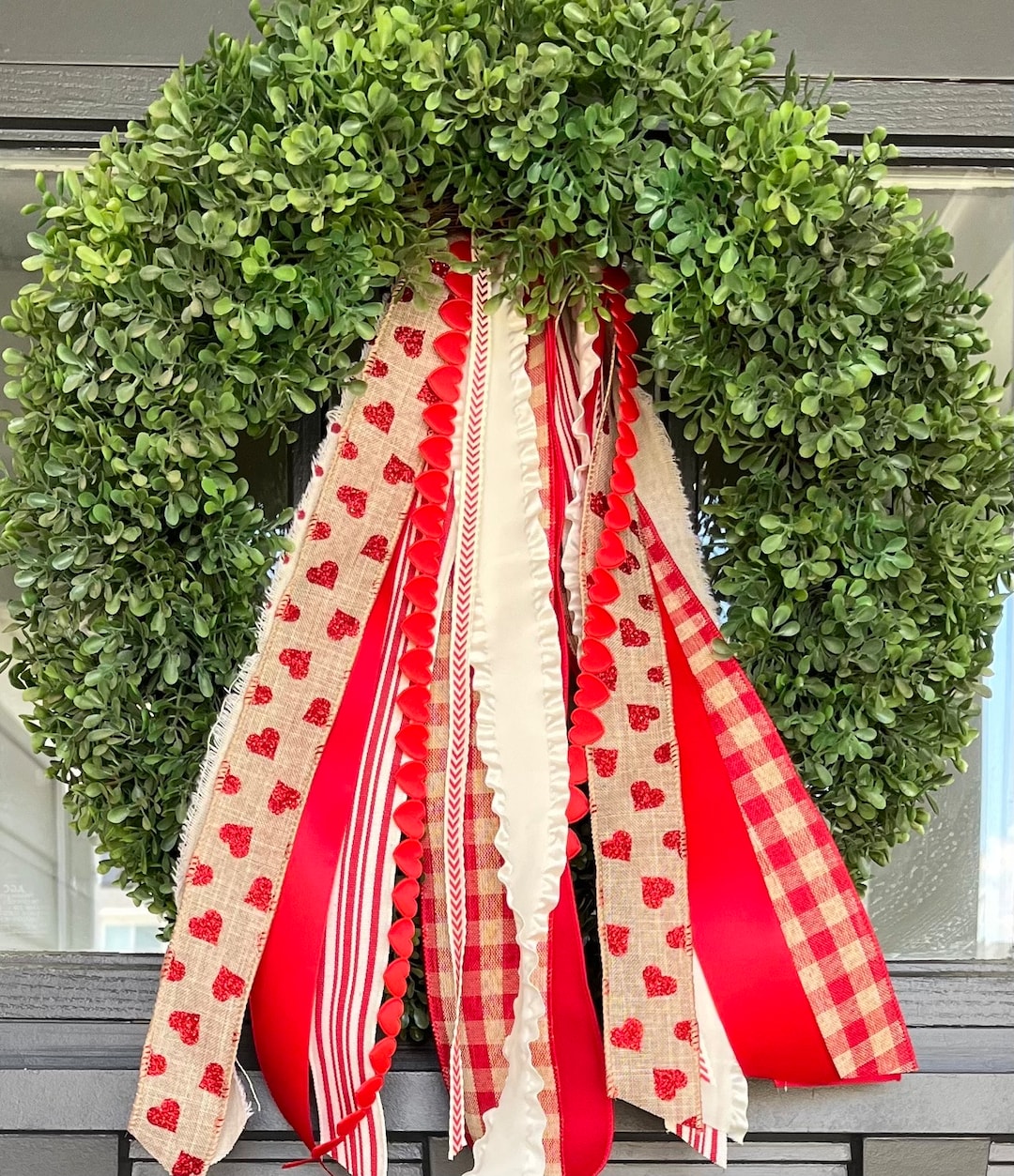 I Love You Forever Valentine Ribbon Bundle- Valentine Wreath Ribbons ...