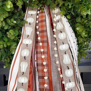 Hey Pumpkin Ribbon Set-wreath Ribbon Set -fall Ribbon Set-coffee Filter ...