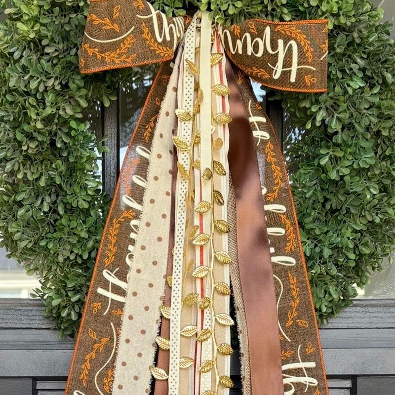 Thanksgiving Ribbon - Etsy