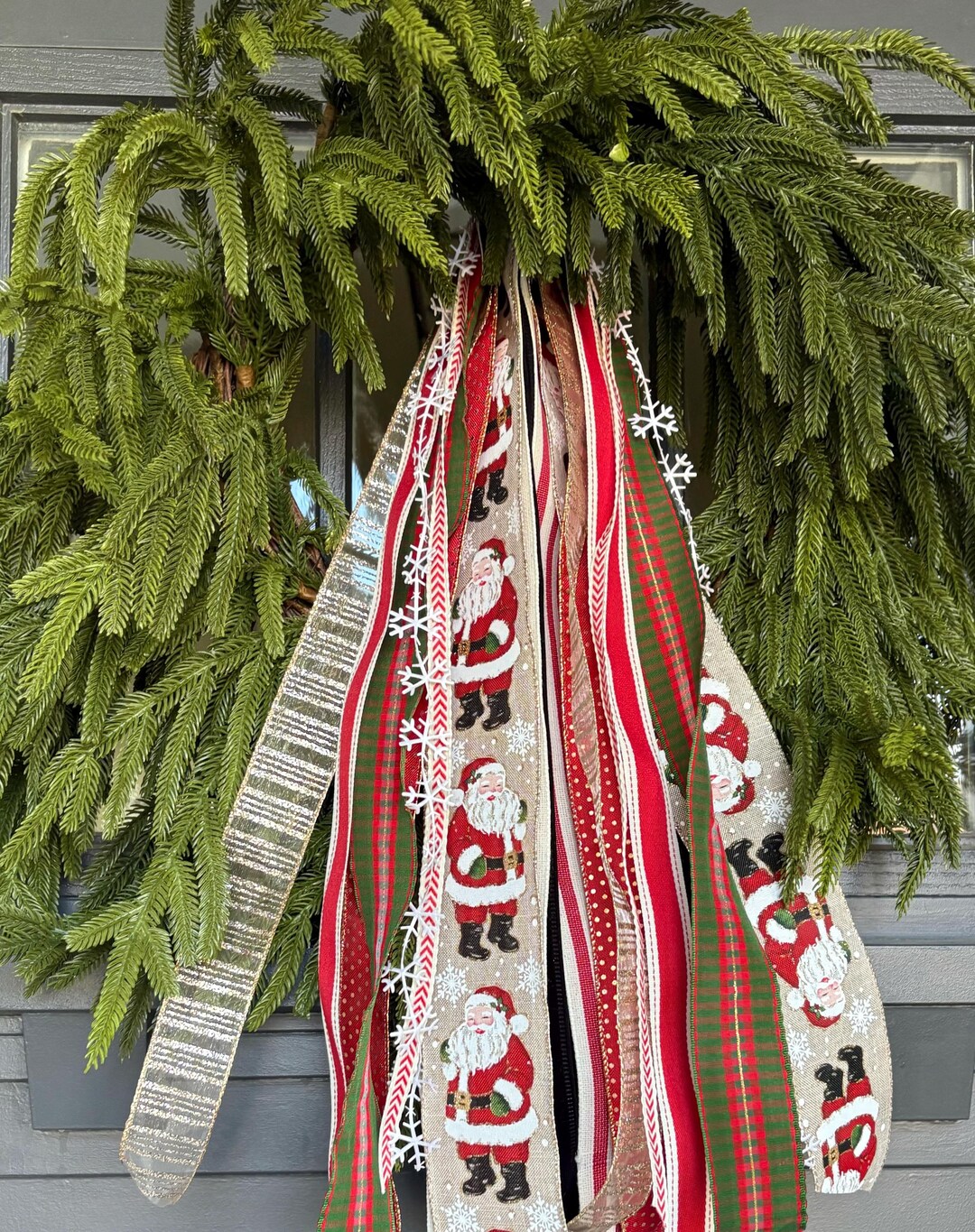 Old St Nicholas Ribbon Bundle-wreath Ribbon Set-christmas Ribbon Set ...