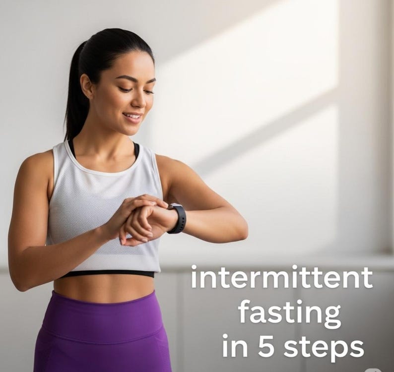 Intermittent Fasting in 5steps, Intermittent Fasting Quick Start MRR ...