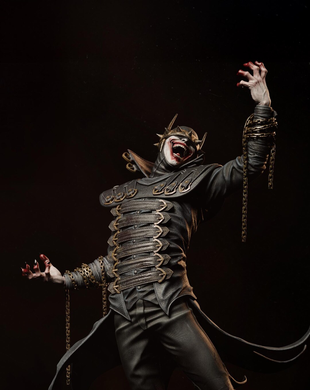 Batman Who Laughs: Hand-painted 12K Resin Figurine - Geek Gift - Etsy