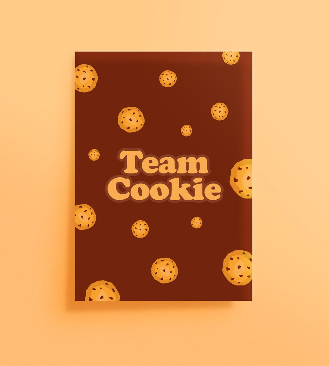 TEAM COOKIE Poster – Gourmet Cookie Poster – Fun Kitchen Poster ...