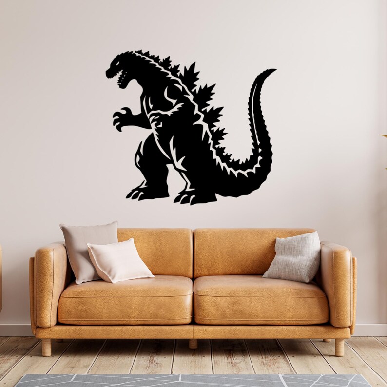 Godzilla Svg Dxf Files for Laser Cut | Godzilla Clipart | Glowforge ...