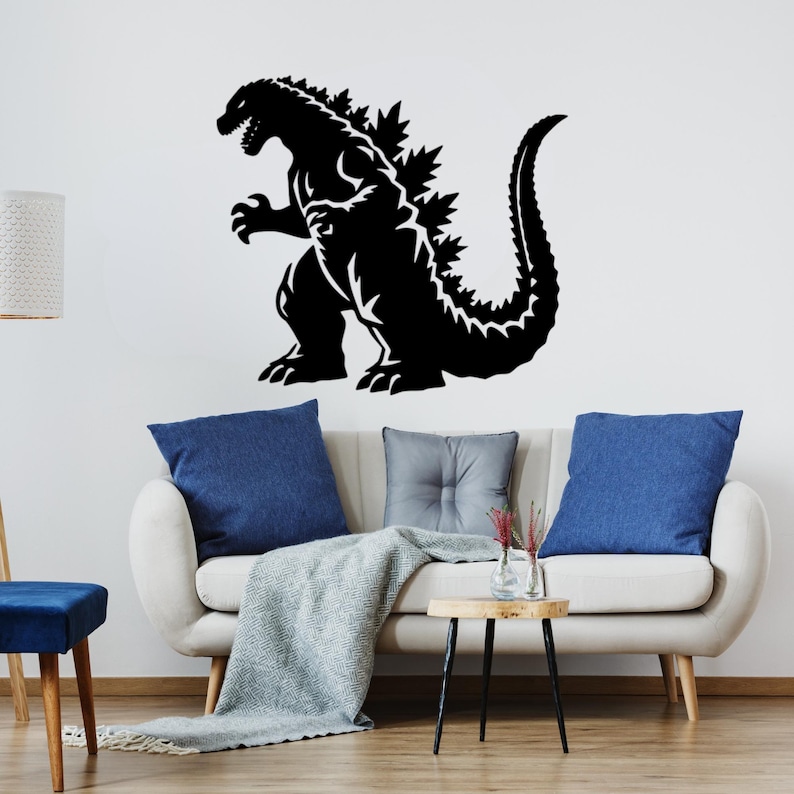 Godzilla Svg Dxf Files for Laser Cut | Godzilla Clipart | Glowforge ...