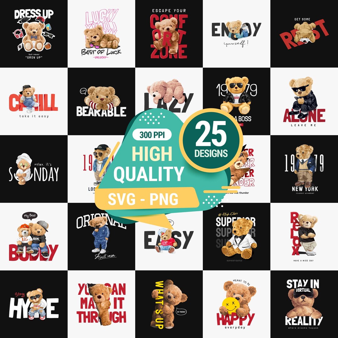 Bundle Dream Cool Buddy Teddy Bear Original Streetwear Fashion Style ...