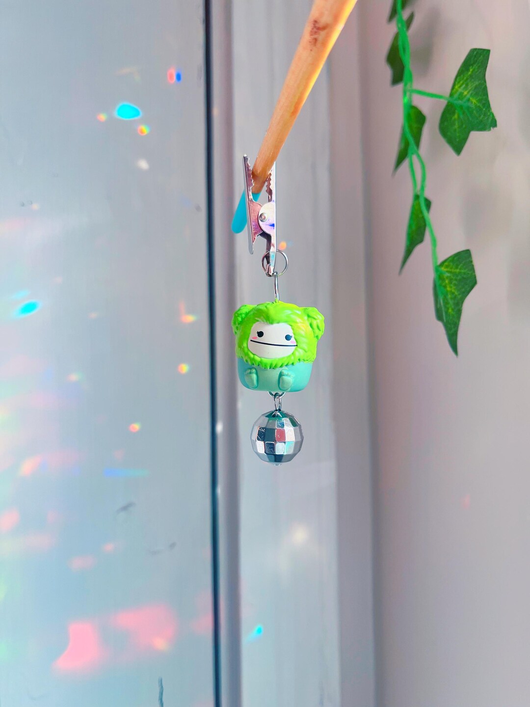 Squishmallow Disco Ball Hat Clip, Festival Sprout, Rave Accessories - Etsy