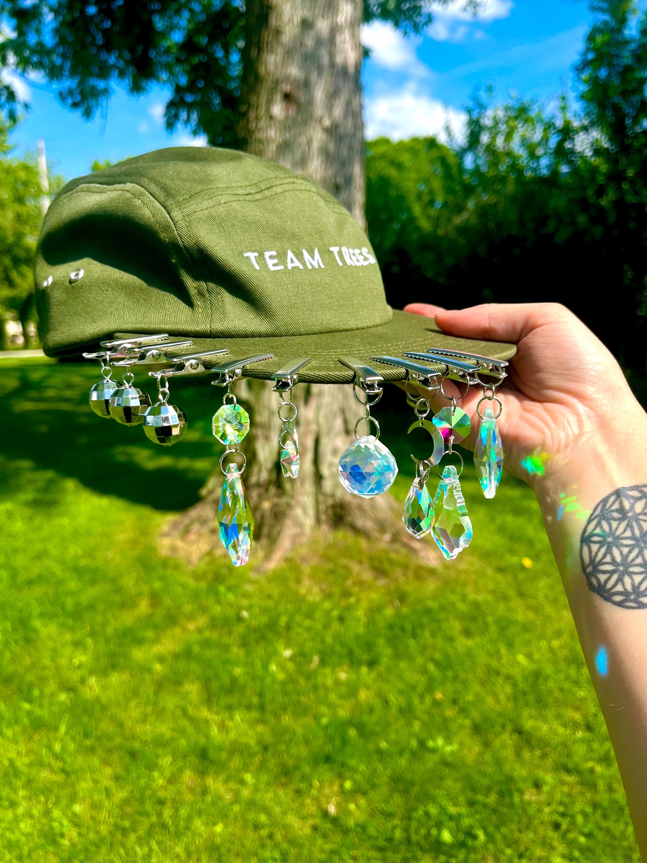 Sun Catcher Hat Clip, Sun Catcher Hat Sprout, Festival Hat Accessory ...