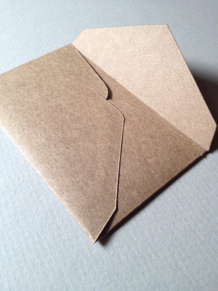 100 Mini Kraft Envelopes- 100% Recycled - Size 2 1/4” X 3 1/2” - Etsy