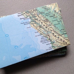 Mini Map Envelopes - World Atlas Map Envelopes- Size 2 1/4" X 3 1/2 ...