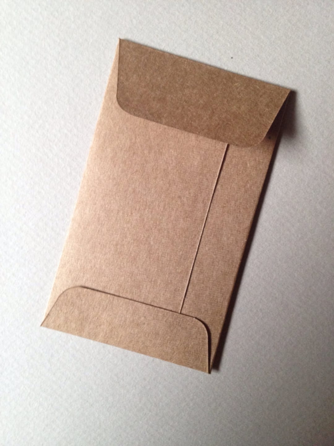 100 Mini Kraft Envelopes -recycled-size 2 1/8" X 3 1/2” - Etsy