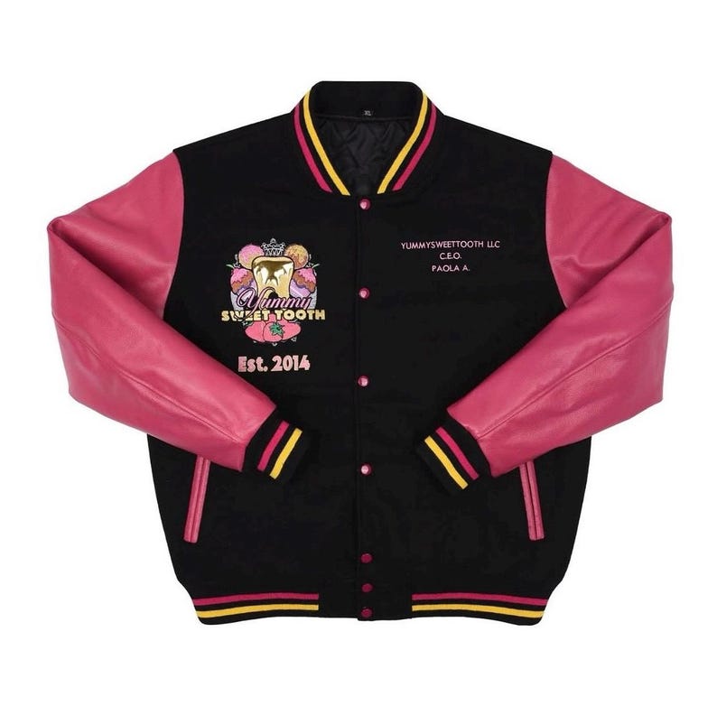 Customizable Varsity Jacket: Personalized Embroidered Letterman Jacket ...