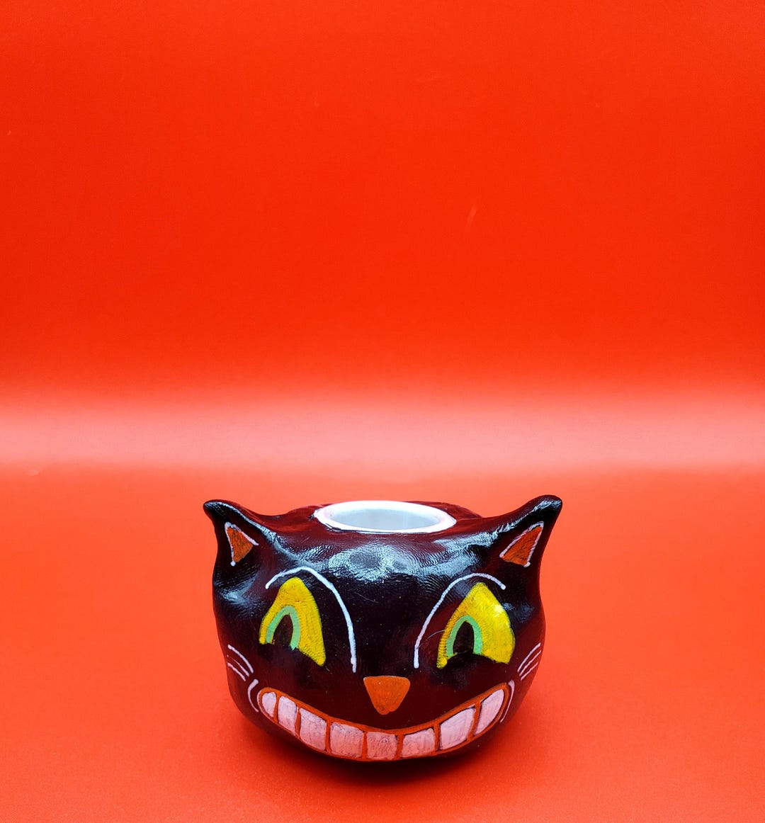 Retro Black Cat Candle Cradle - Etsy