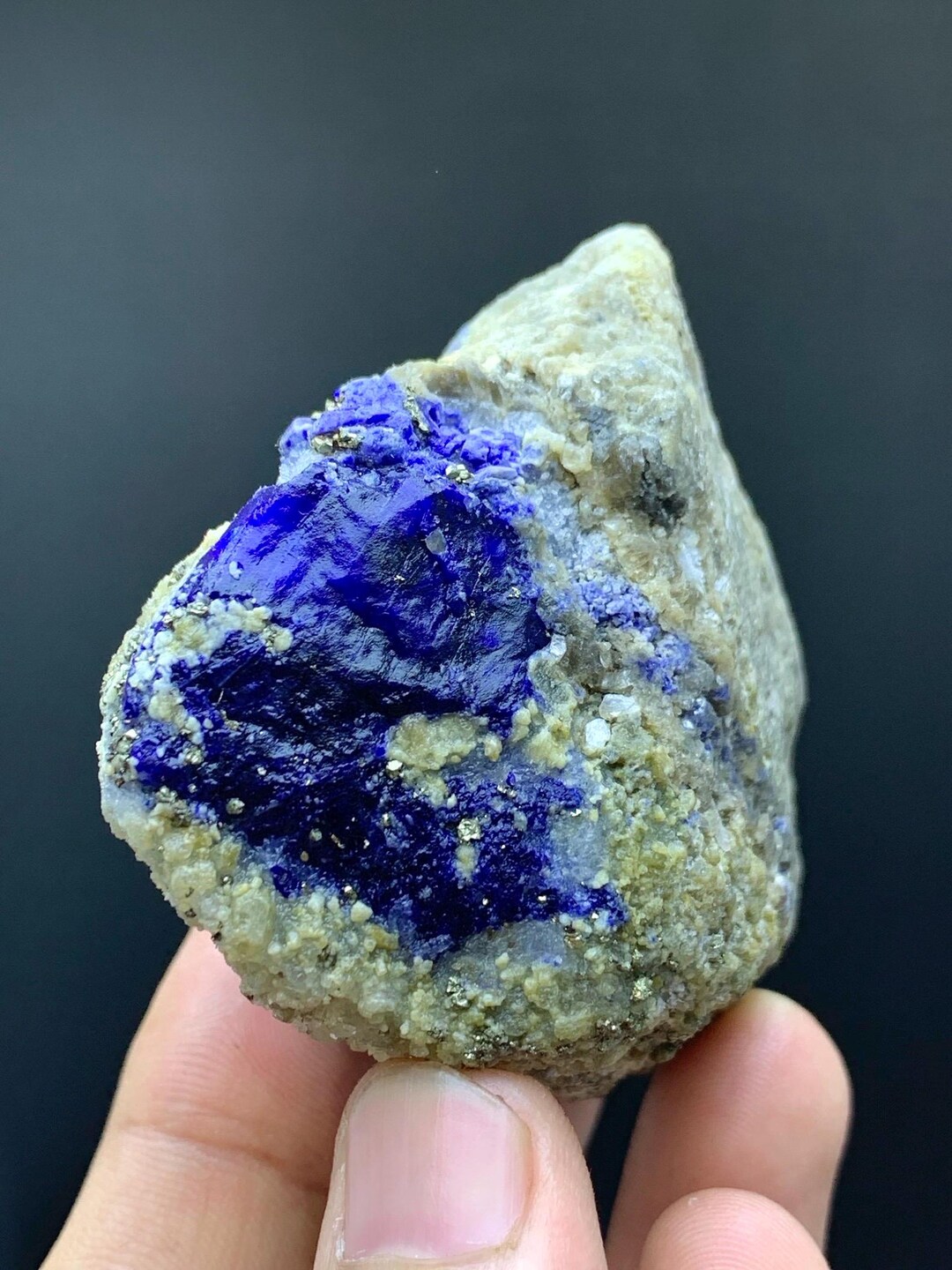 Ink Blue Color Lapis Lazuli Matrix, Lapis Specimen,from Badakhshan ...