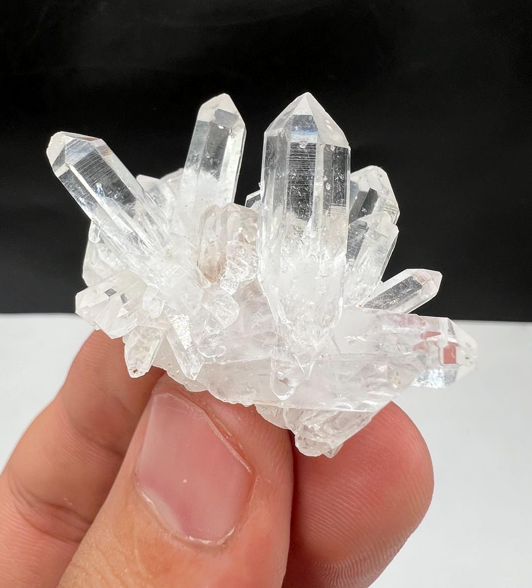 Clear Faden Quartz Crystal Bunch Terminated From Skardu Mine Pakistan ...