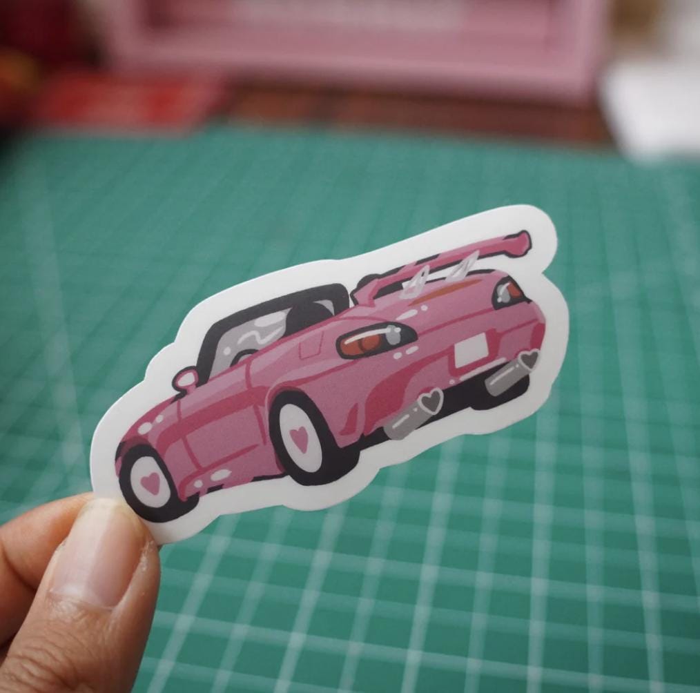 Suki’s Pink Honda S2000 Sticker | Y2K, 2 Fast 2 Furious, JDM Vinyl ...