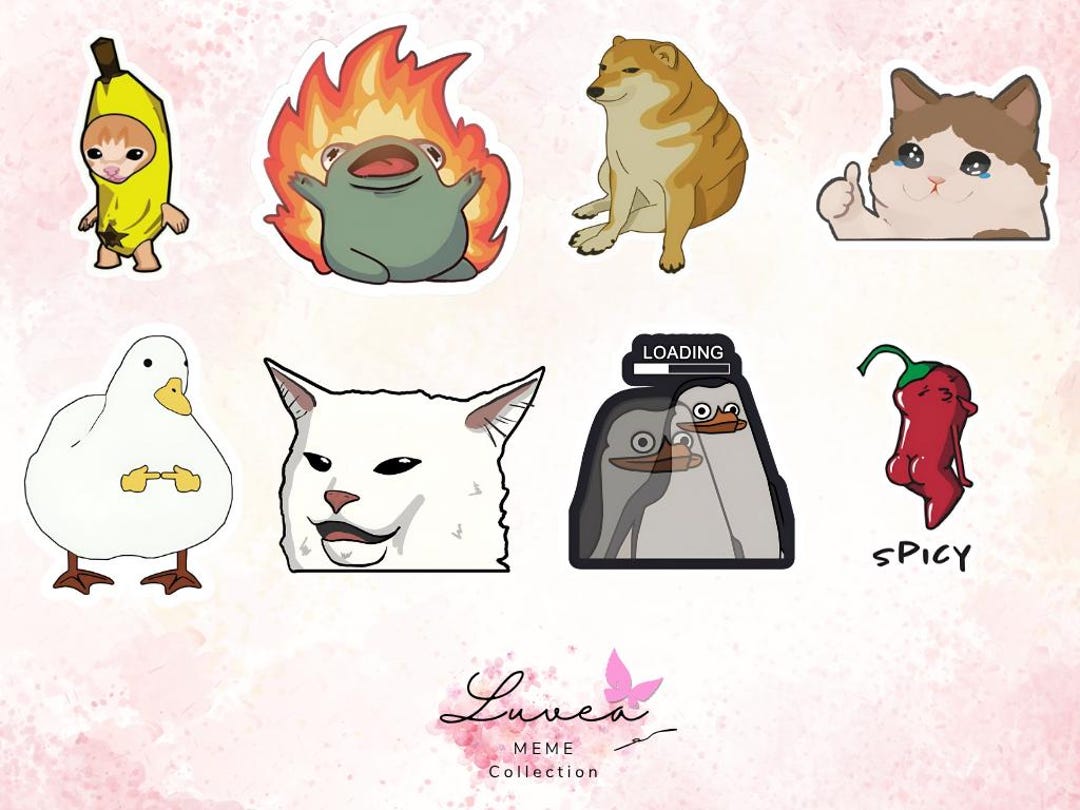 Get This Quirky Doge & Forg Meme Sticker Pack – 8 High‑res Pngs ...