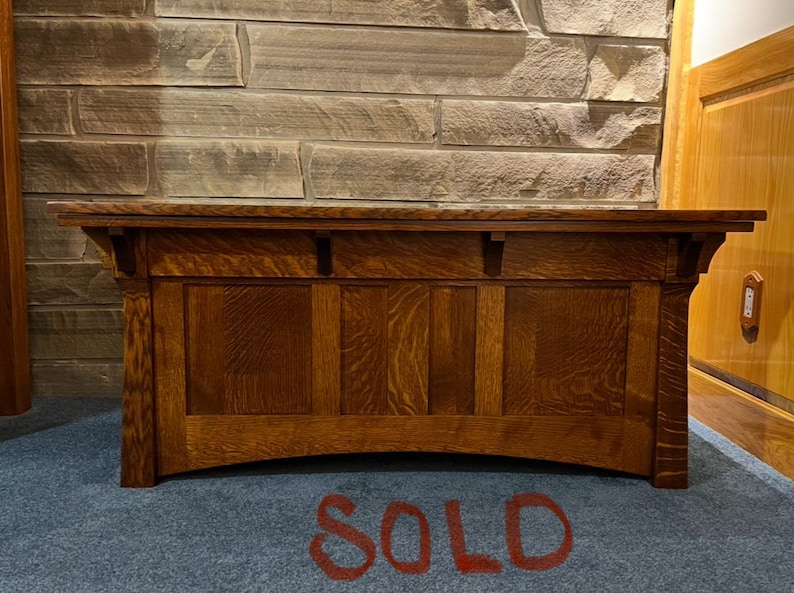 Solid Oak Blanket Chest – Amish Handmade Storage Trunk in Michael’s ...