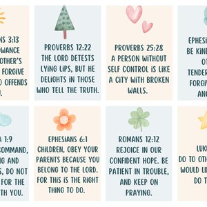 Bible Character Trait Cards for Kids – Printable Set of 8 With ...