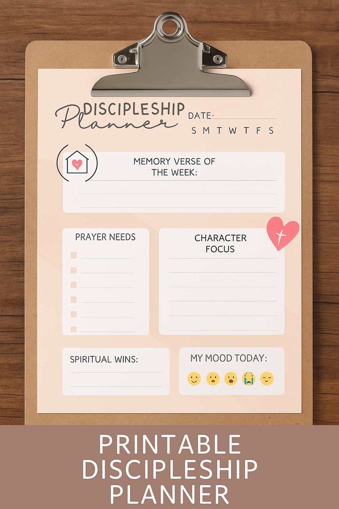 Printable Discipleship Planner - Etsy