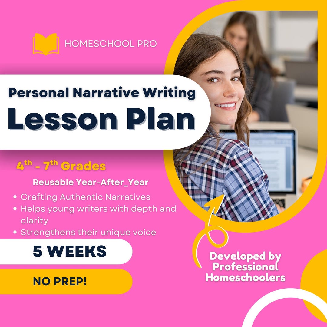 Printable | 98-page Lesson Plan | Grades 4–7 | Homeschool & Classroom ...