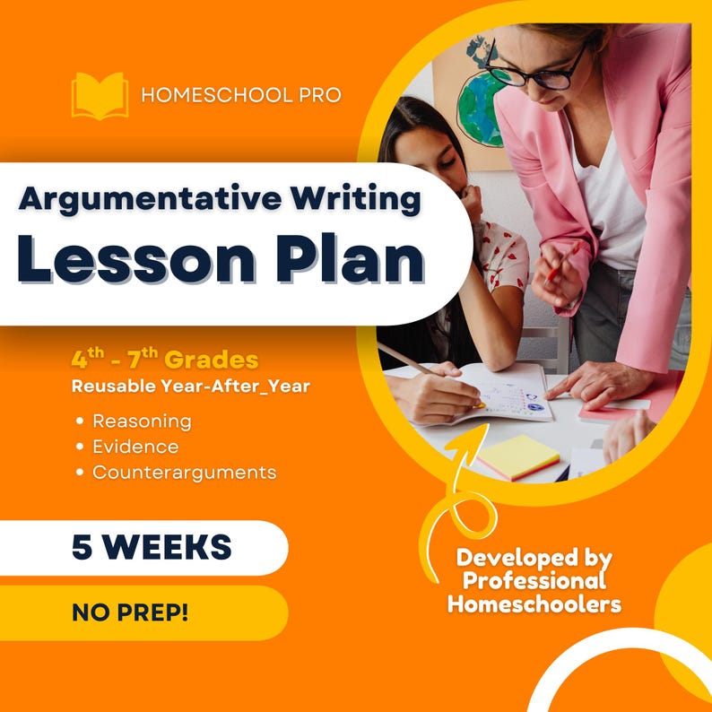 Power of Persuasion Argument Writing Packet | Grades 4–7 | 5-week ...