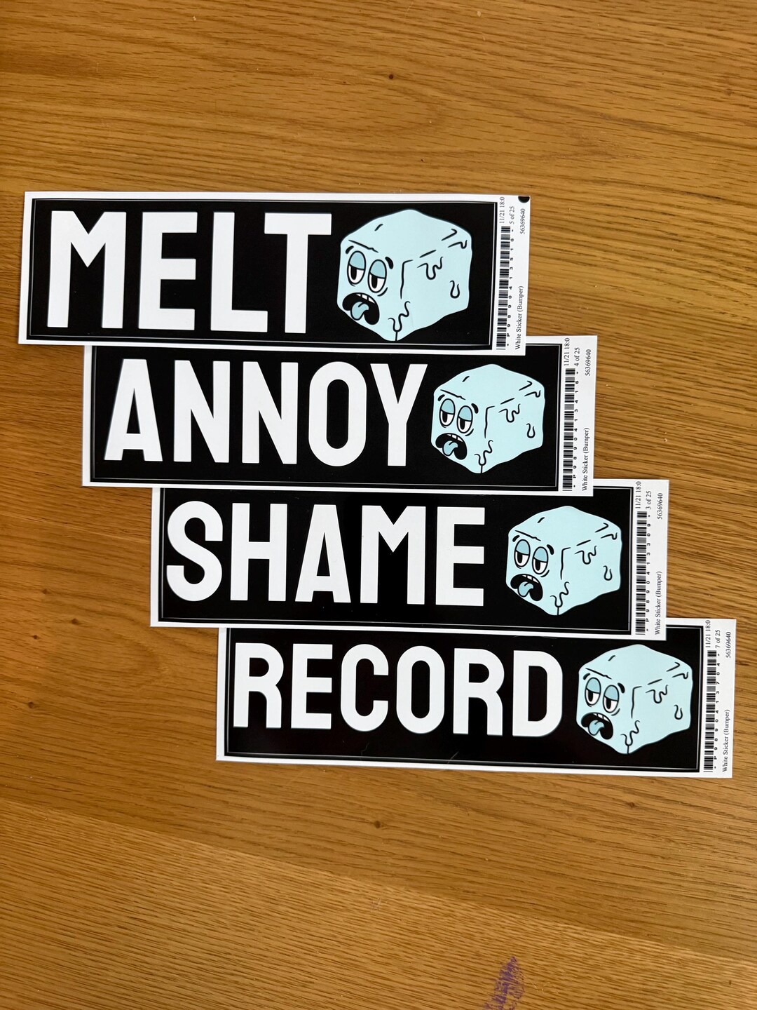 Melt Ice Protest Stickers | Pro Democracy Decal, Ice Out Bumper Sticker ...