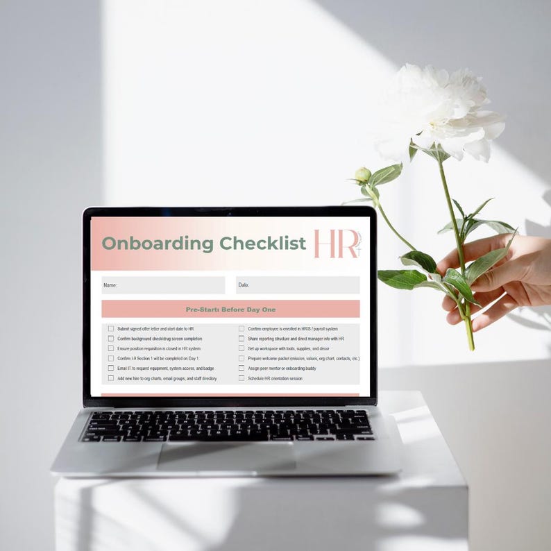 HR Onboarding Checklist | New Hire Checklist | Employee Onboarding | HR ...