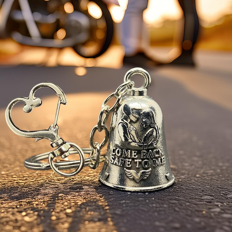 Couple Motorcycle Keychain - Etsy