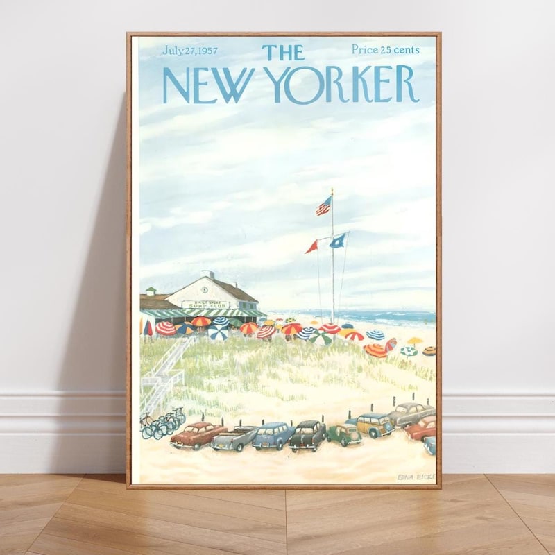 New Yorker Vintage Art - Etsy