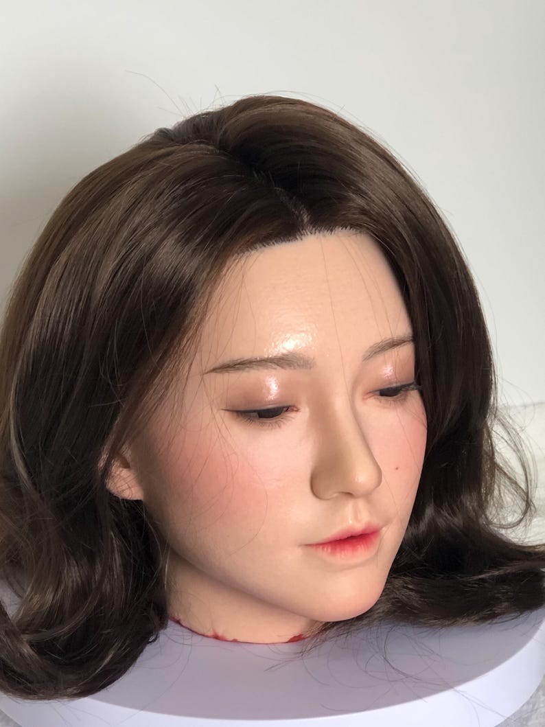 Personal Silicone Super Realistic Head Sculpture Props. Oral and Neck ...