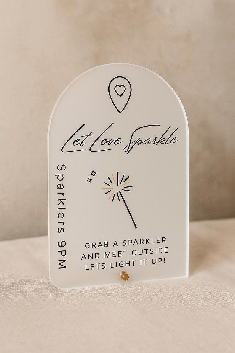 Wedding Sparklers Sign | Printable Sparkler Send-off Sign | Instant ...