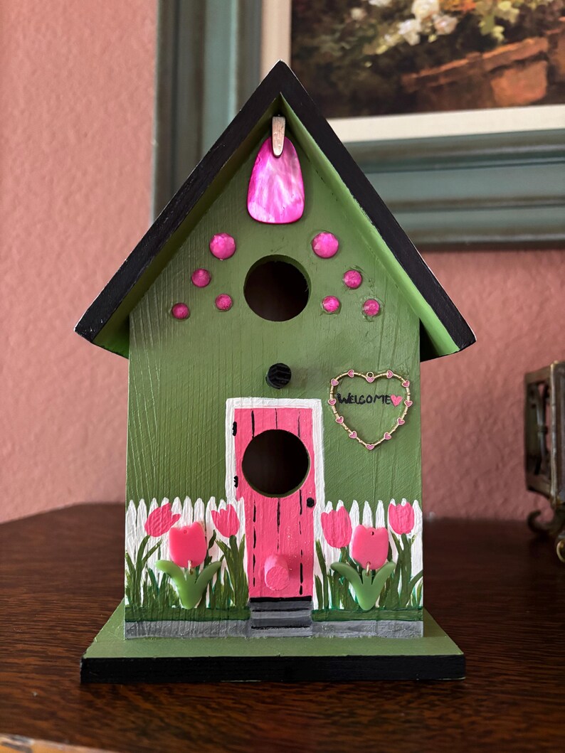 Ready to Ship Birdhouse. Custom-made, Whimsical, One-of-a-kind Gifts ...