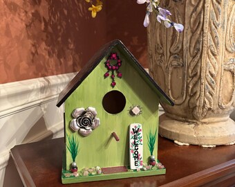 Ready to Ship Birdhouse. Custom-made, Whimsical, One-of-a-kind Gifts ...