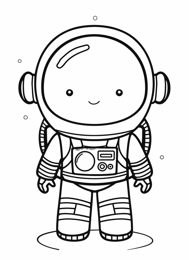 Outer Space Explorers Coloring Book for Kids – Printable Space Activity ...