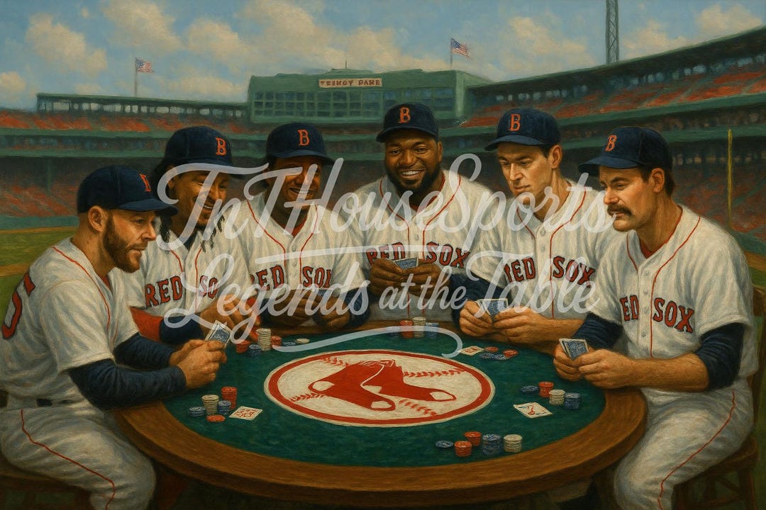 Boston Red Sox Legends at the Table - Etsy