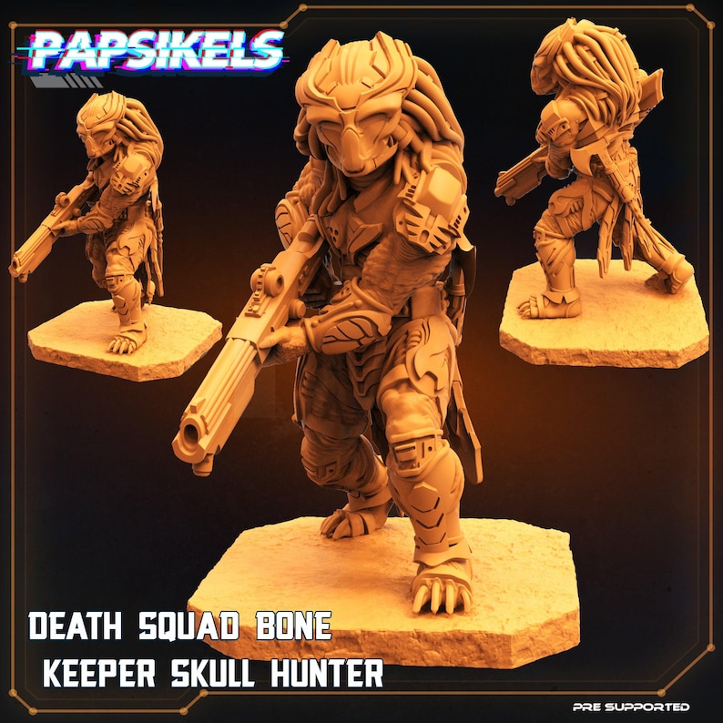 Death Squad Bone Keeper Skull Hunter - Etsy