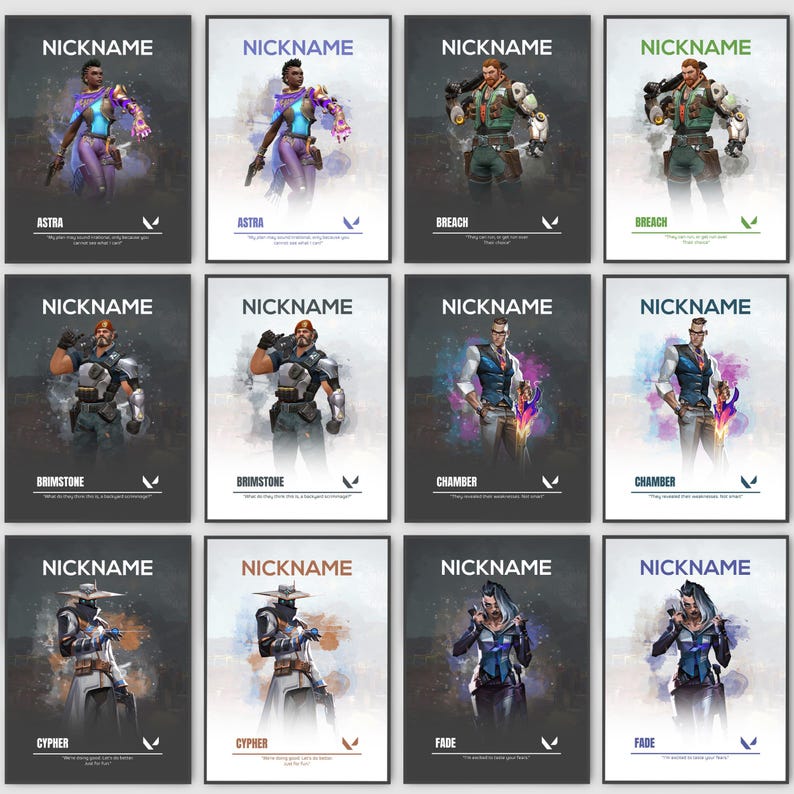 Personalized Valorant Sova Poster, Custom Gamer Wall Art (digital ...
