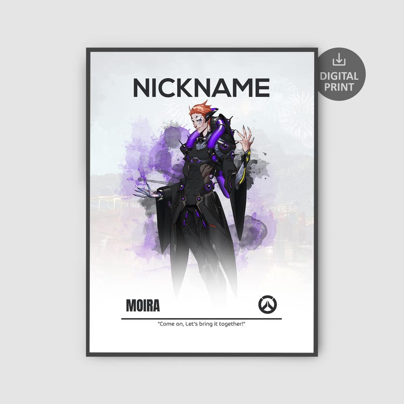 Overwatch Heroes Poster - Etsy