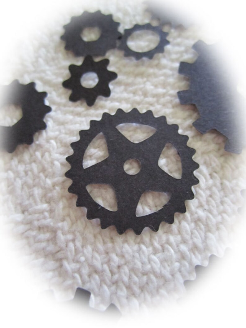 Gear Confetti Mechanical Cogs STEM Science Steampunk | Etsy Australia
