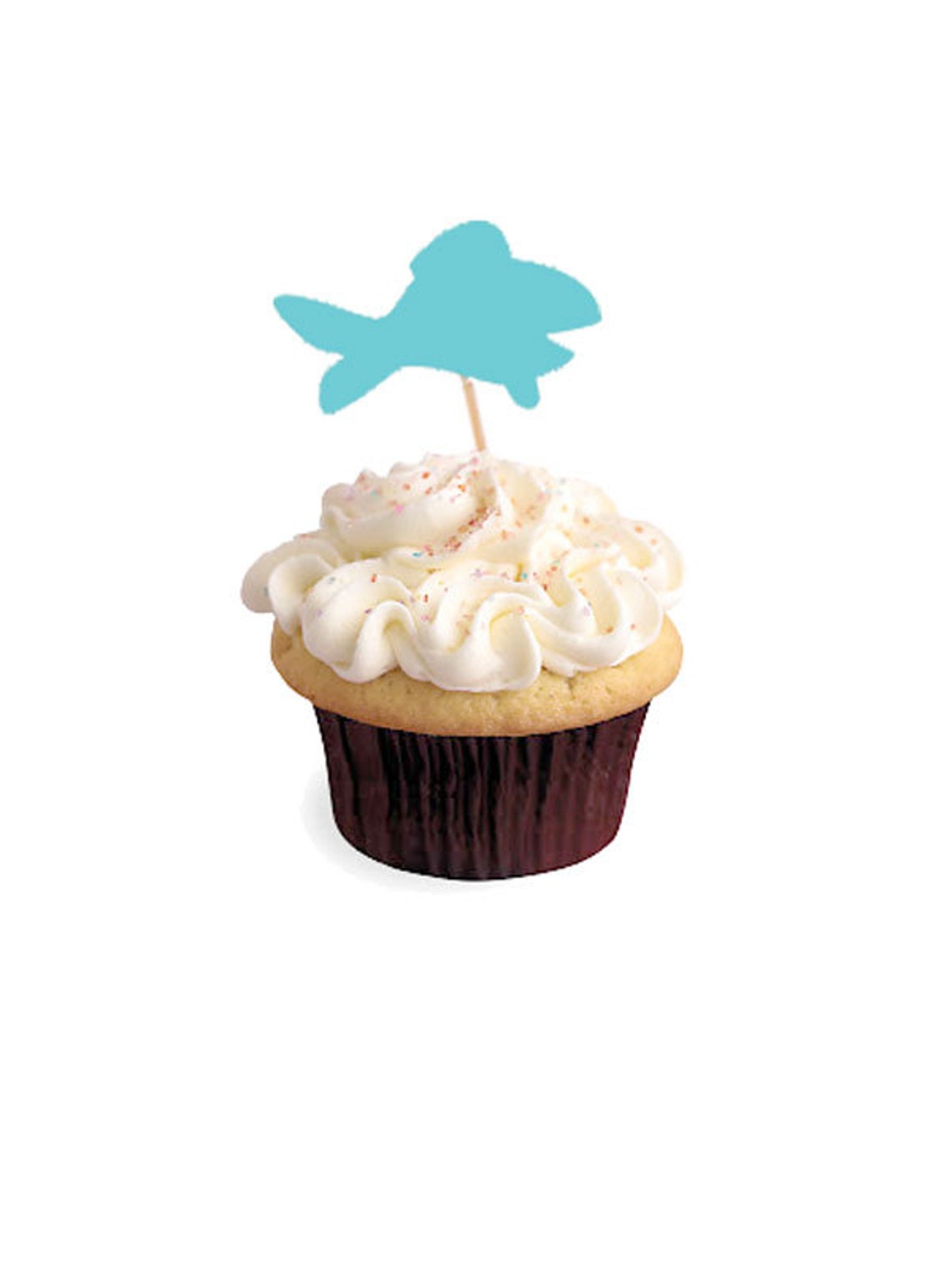 Fishing Cupcake Topper Fish Birthday Decor Retirement Party - Etsy