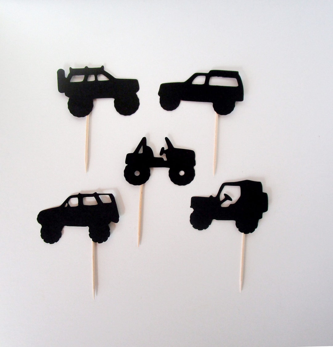 Off-road Truck Cupcake Toppers: Mudding Party Decor - Set of 12 - Etsy