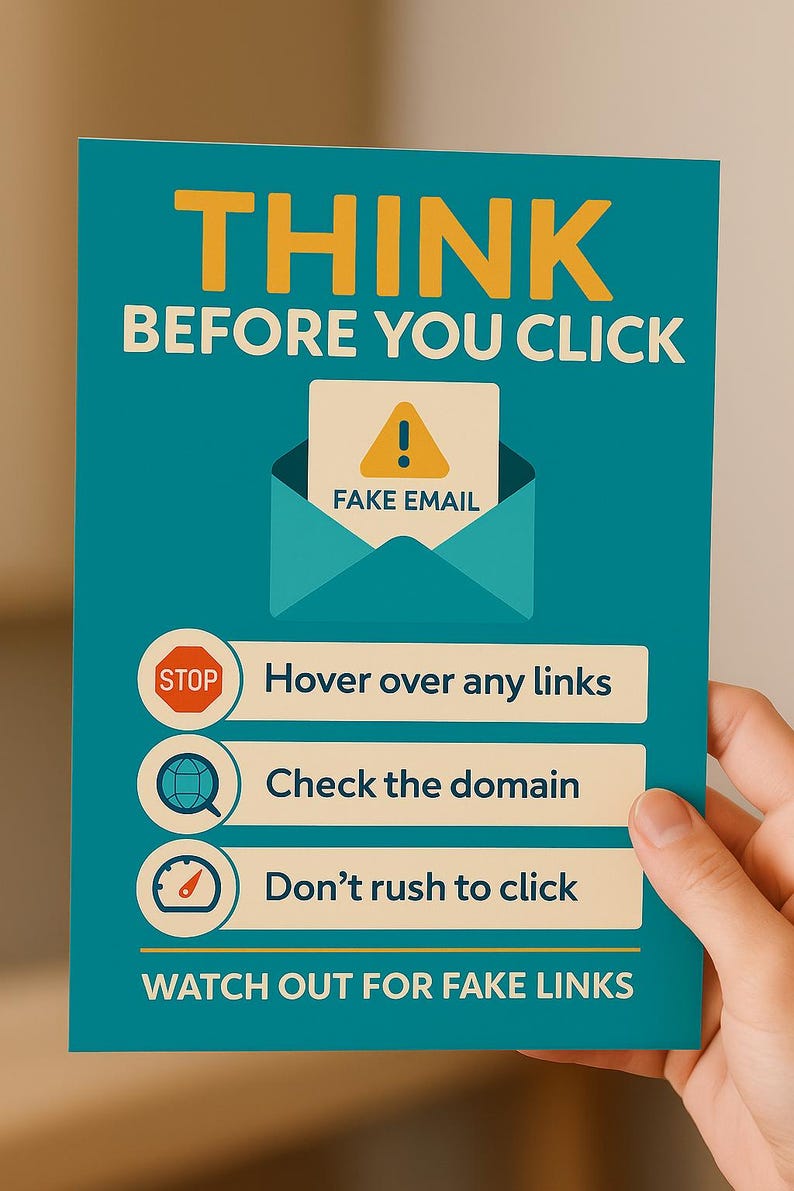 Business Digital Safety Poster Pack – 10 Printable Office Cybersecurity ...