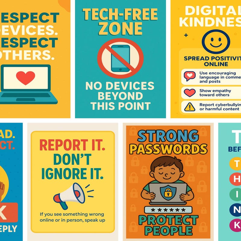 Online Safety Poster - Etsy UK