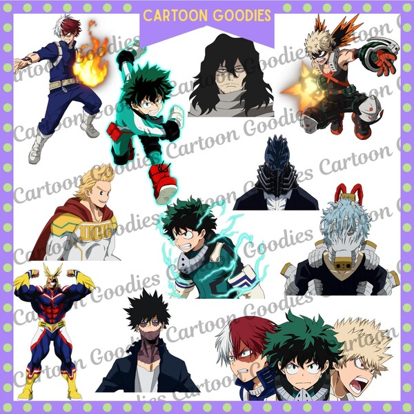Mha Stickers - Etsy