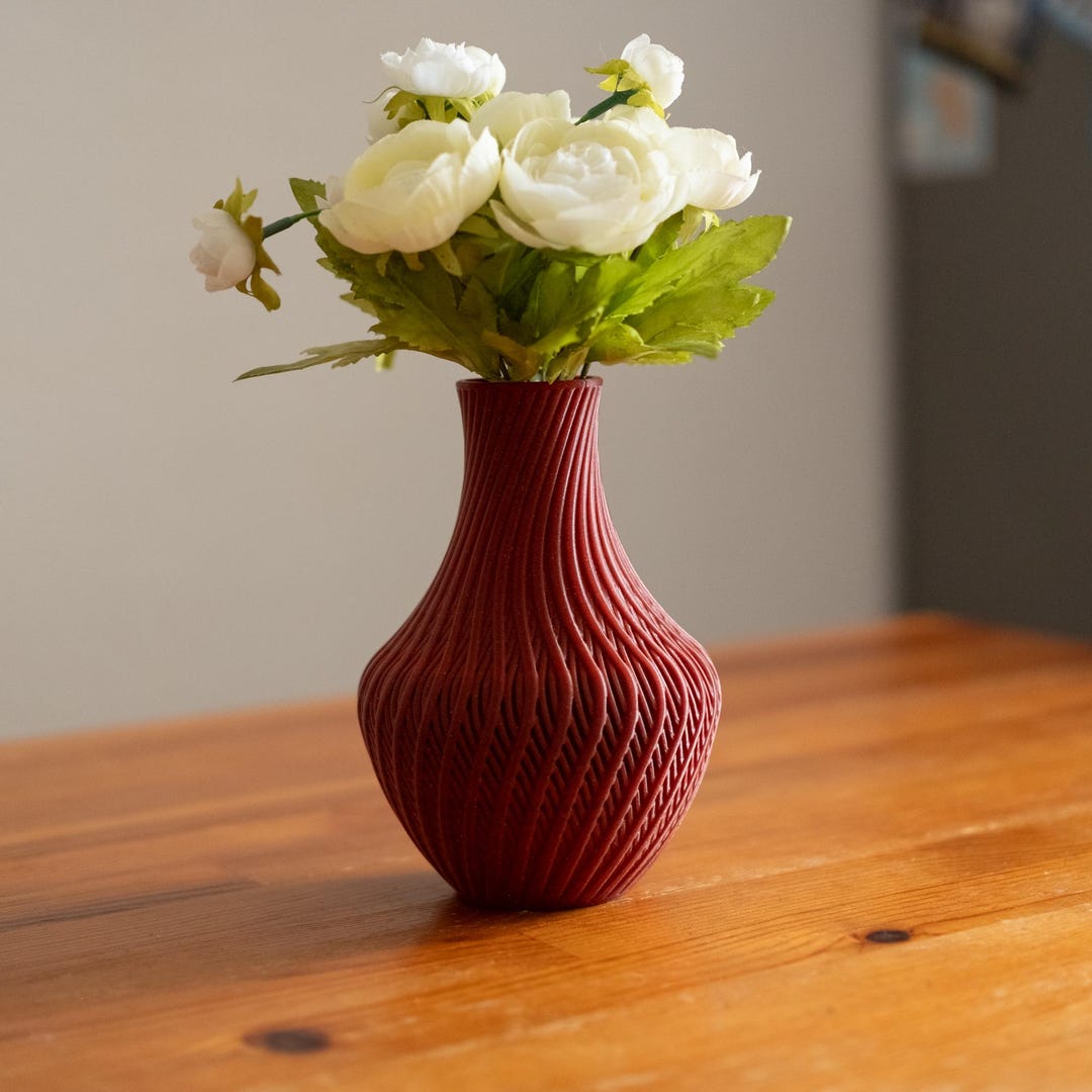 3d-printed "quell" Vase | Sustainable Decorative Vase Made of PLA ...
