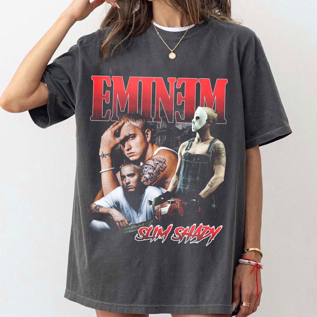 Comfort Colors Eminem Bootleg T-shirt, Eminem Shirt, Real Slim Shady T ...