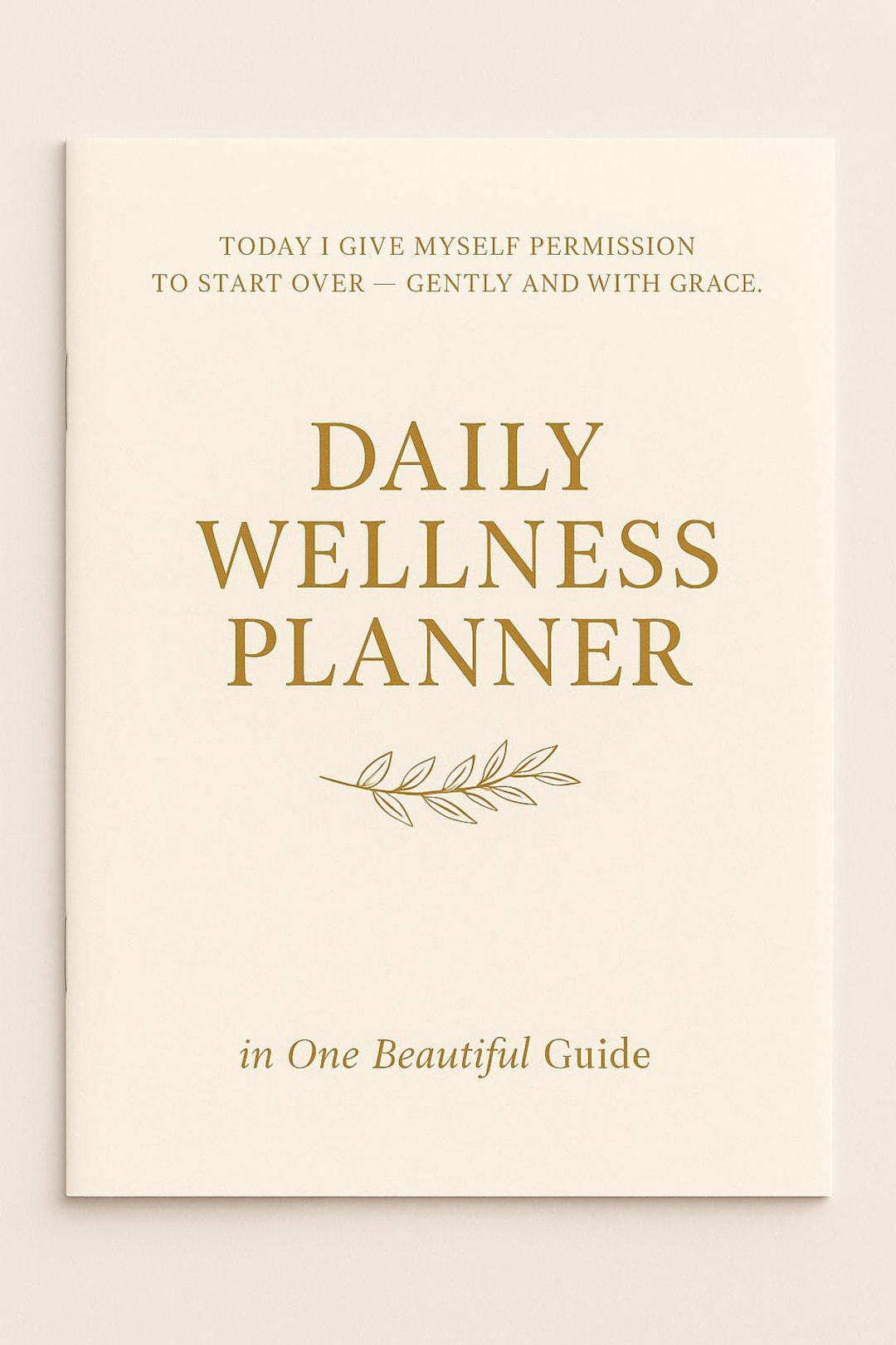 Day Daily Wellness Planner | Self-care Digital Download | Printable ...