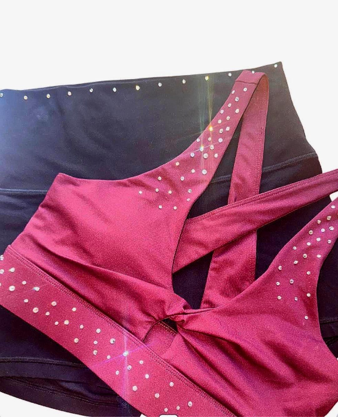 Custom Rhinestoning for Pro/college/dance/cheer/pom Auditions ...
